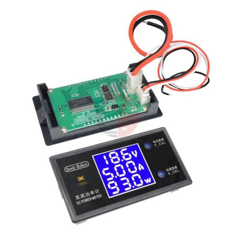 Jual Voltmeter Ammeter Wattmeter LCD Panel Digital DC | Shopee Indonesia