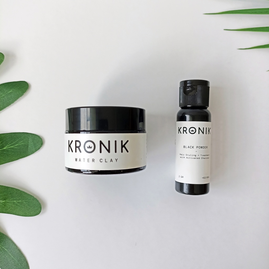 Jual Kronik Water Clay Pomade Waterbased Strong Hold No Shine Wangi ...
