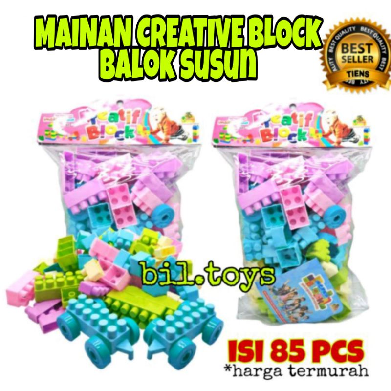 Jual MAINAN ANAK BALOK BLOCK BESAR MAINAN EDUKATIF BRIKS BLOCKS BONGKAR ...