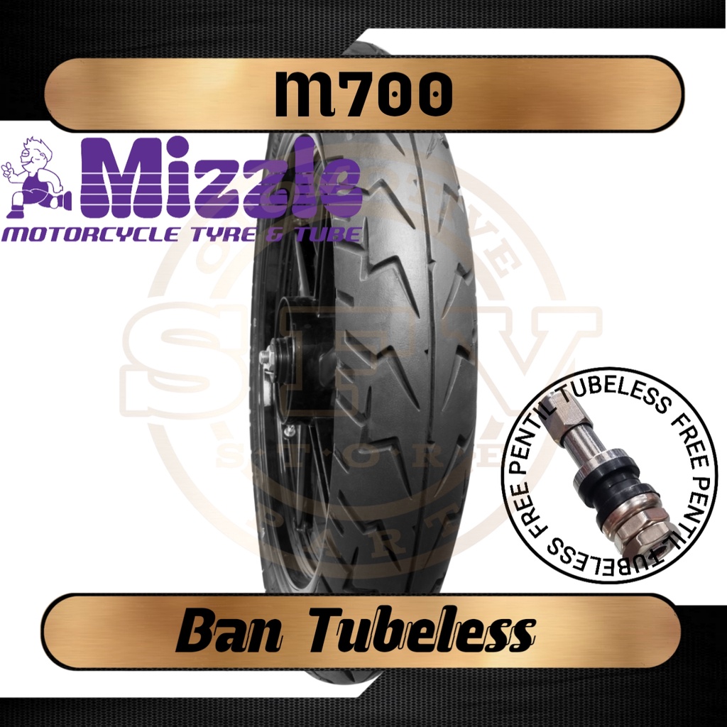 Jual Ban MIZZLE Ring 17 90/80 100/80 M700 Tubeless | Shopee Indonesia
