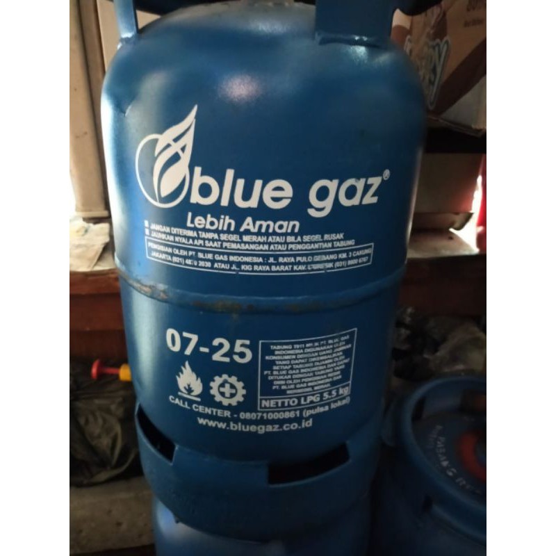 Jual blue gaz isi 5.5kg plus tabungnya | Shopee Indonesia