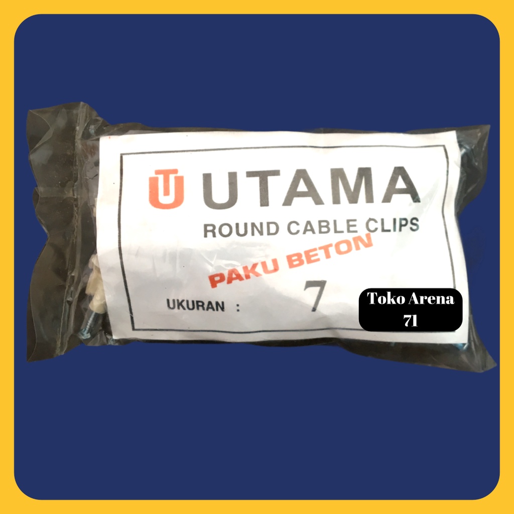 Jual Klem kabel Clip Cable kayu Klem Kabel Kayu Klem Paku Paku Klem ...