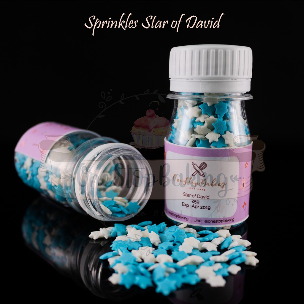 Jual Sprinkle Star Of David (25Gr) | Shopee Indonesia