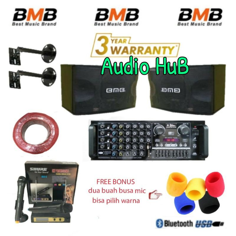 Jual PAKET KARAOKE BMB 10 INCH SOUND SYSTEM BMB 10INCH ORIGINAL ( BEST ...