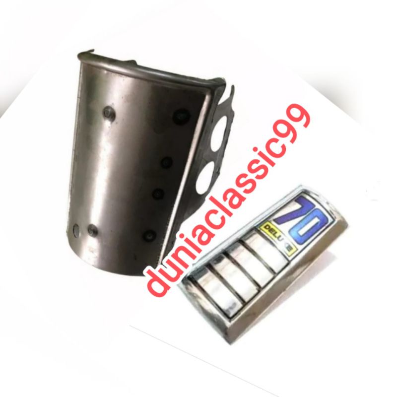 Jual set panel dada dasi honda c70 + logo emblem c70 | Shopee Indonesia