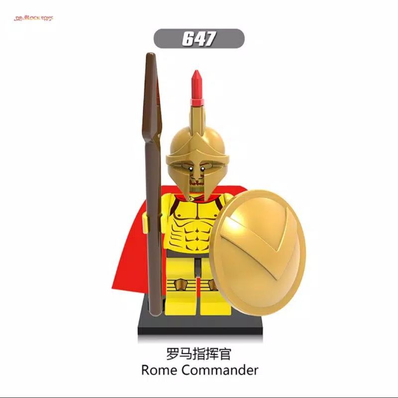 Jual Brick Minifigure Army Rome Commander Tentara Romawi | Shopee Indonesia