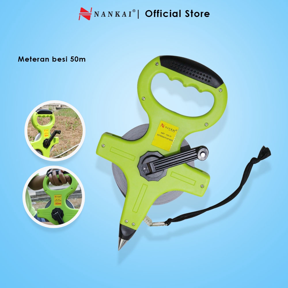 Jual Meteran Tancap Plat Besi 50 Meter Nankai | Shopee Indonesia