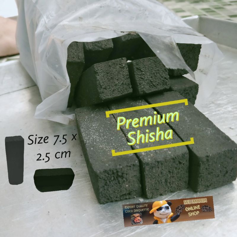 Jual Arang Shisha Premium Export 500 Gr Cube 25MM Arang Kelapa | Shopee ...
