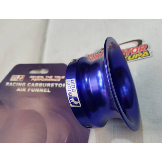 Jual Uma Racing Carburetor Air Funnel / Velocity 50mm Biru | Shopee ...