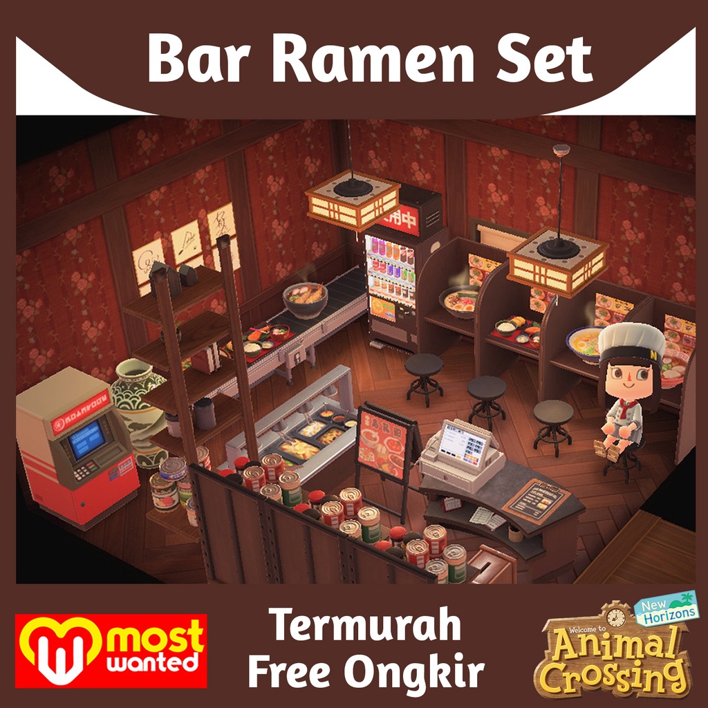 Jual Ramen Kitchen Set Animal Crossing New Horizon ACNH NMT Bells Nook ...