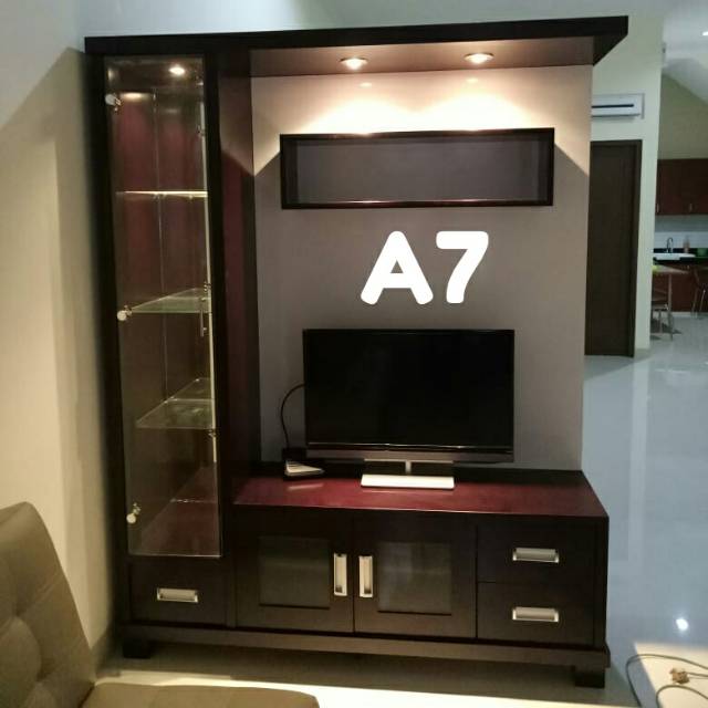 Jual Partisi ruangan minimalis # pajangan minimalis # bufet TV | Shopee ...