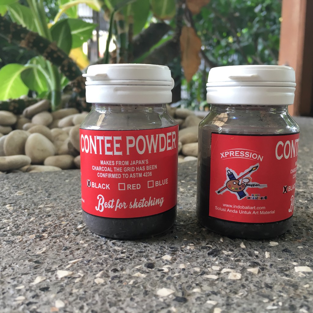 Jual Contee Powder 75 - 100 gram / Konte Bubuk Conte / Bubuk arang ...