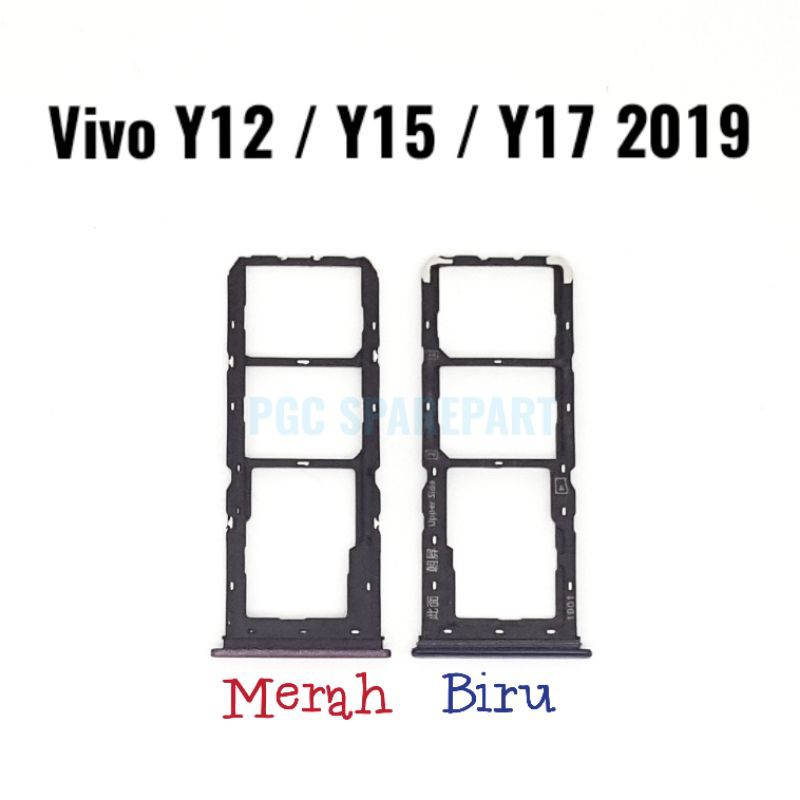 Jual Original Simtray Vivo Y12 - Y15 - Y17 2019 - Tempat Simcard ...