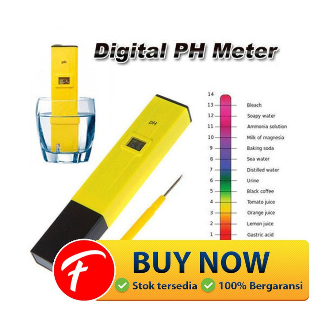 Jual Alat Ukur Uji PH Meter Tester Pen Air Minum/Akuarium - PH-2016 ...