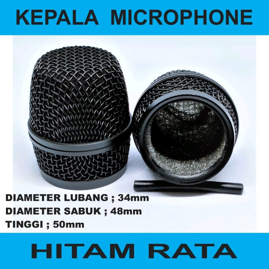 Jual KEPALA TUTUP GRIL MIC MICROPHONE BESI | Shopee Indonesia