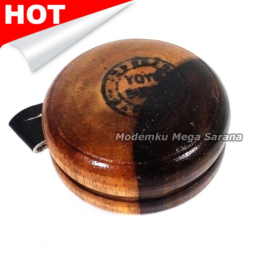 Jual Mainan Jadul Yoyo Kayu Diameter 6-7 cm Natural [kualitas super ...