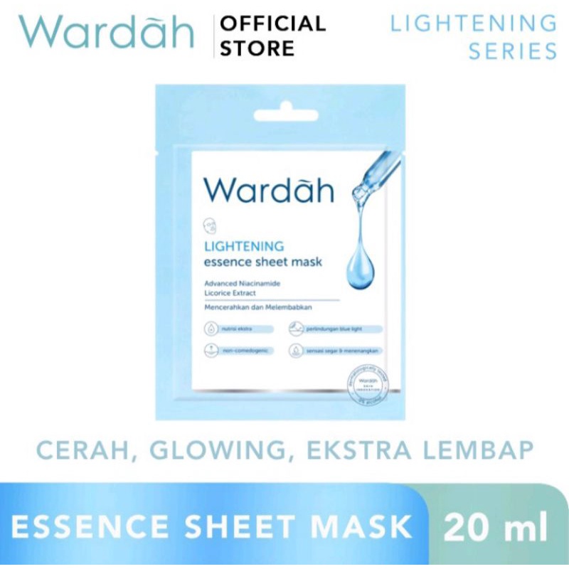 Jual Wardah Lightening Sheet Mask | Shopee Indonesia