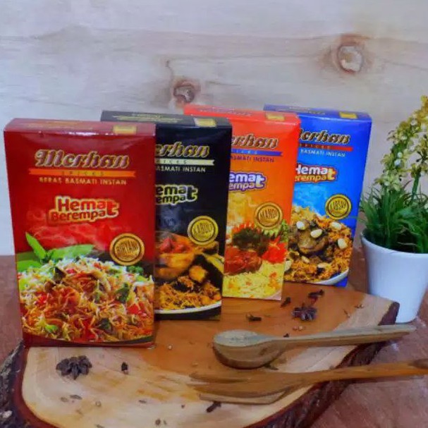 Jual NASI MANDHI, BIRYANI, KABULI, KABSAH / BASMATI INSTAN MERHAN 280GR ...