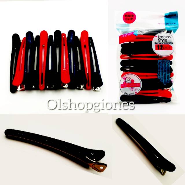 Jual Jepit Rambut Bebek satuan untuk parting saat Cat / smoothing ...