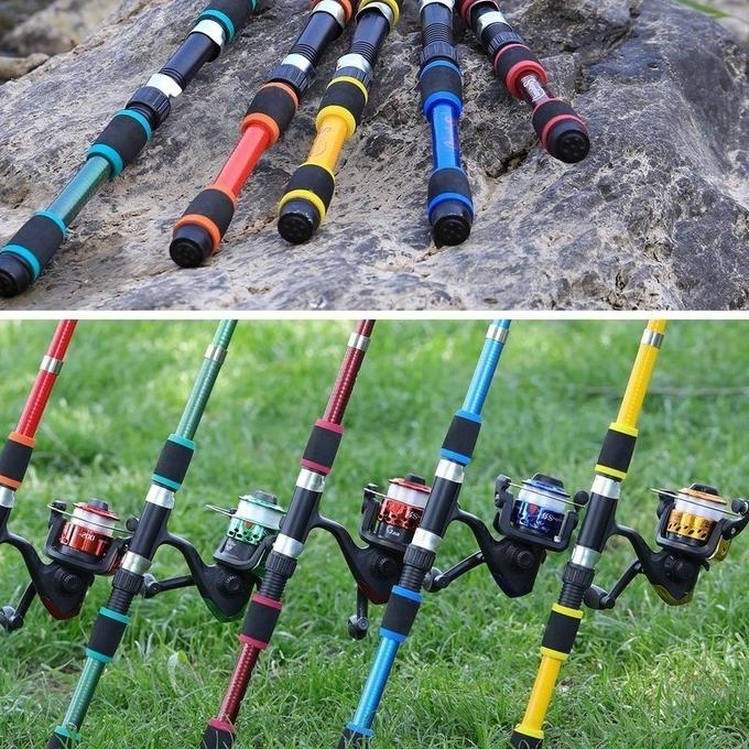 Jual Pancing Set1.8M Telescopic Joran Pancing Rod Ree Pancingl Set EVA ...