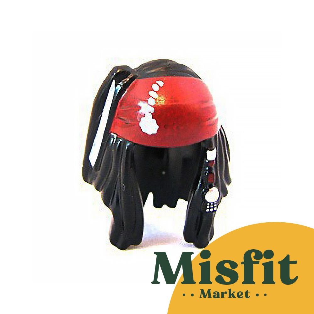 Jual LEGO Parts: Minifig, Hair Dreadlocks with Beads and Dark Red ...