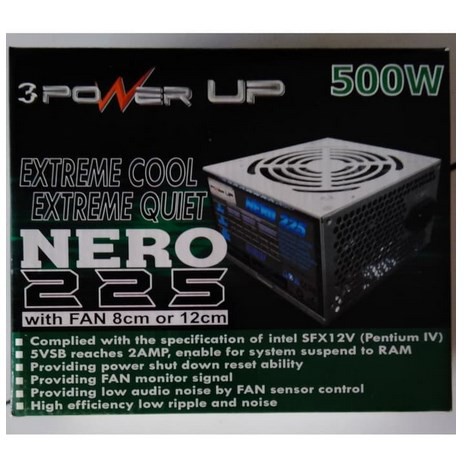 Jual PSU / POWER SUPPLY VARRO 500watt CHRONOS ATX PSA Eyota Bulldozer ...