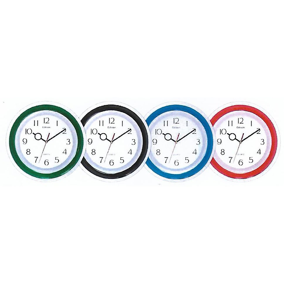 Jual Jam Dinding Edison EDW18 / EDW 18 Murah Diameter 30 cm elegant ...