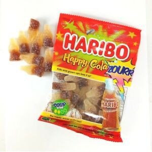 Jual HARIBO HAPPY COLA ZOURR GUMMY 160gr CANDY PERMEN LUNAK HARIBO ...
