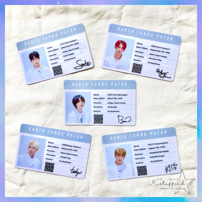 Jual [kstuffind] TXT KARTU TANDA PACAR KTP BOYFRIEND CARD MURAH FANMADE ...