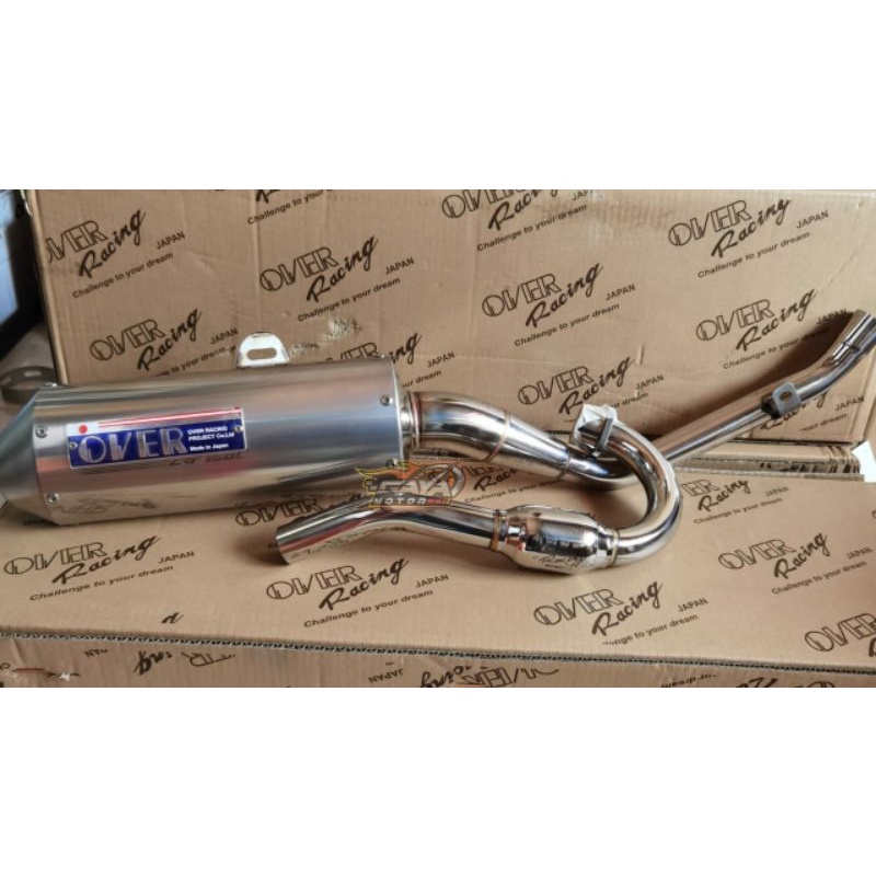 Jual Knalpot Over Japan Original / Motor CRF 150 KLX 150 / DT TRACKER ...