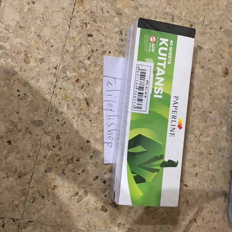 Jual Buku kwitansi kecil paperline PPL KT 40M 1 pak isi 10 buku | Shopee Indonesia