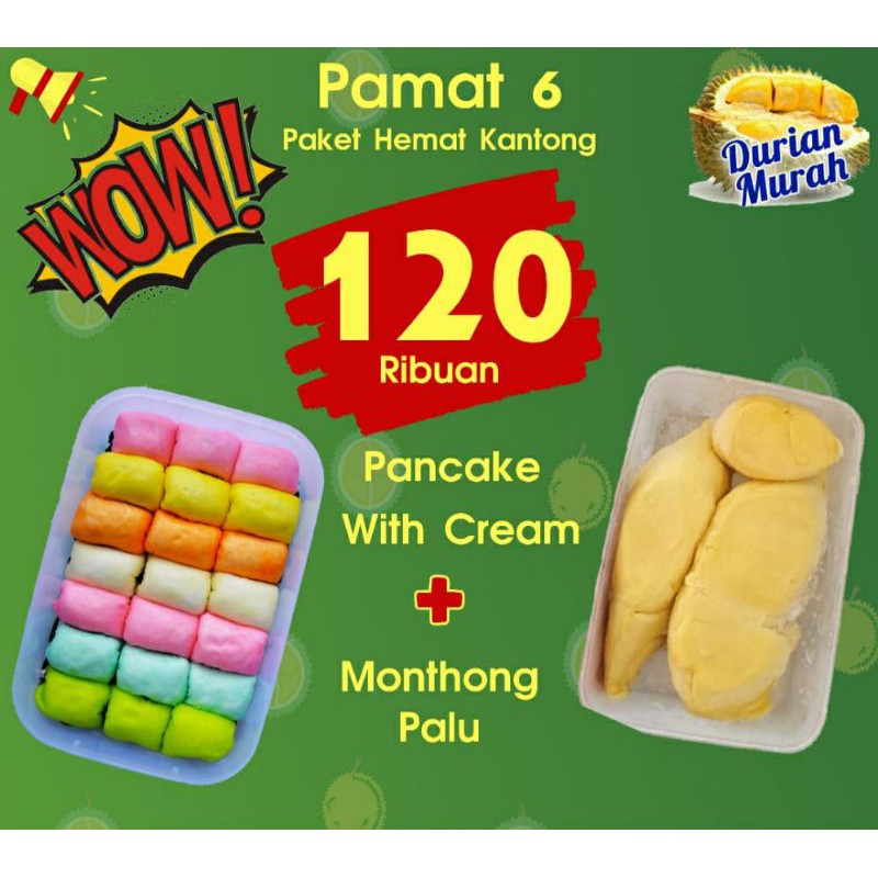 Jual PAMAT 6 (1 montong + 1 pancake) | Shopee Indonesia