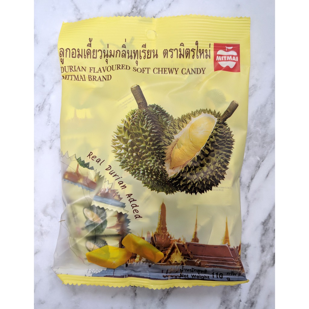 Jual Durian Flavoured Soft Chewy Candy - Permen Durian Import Thailand ...
