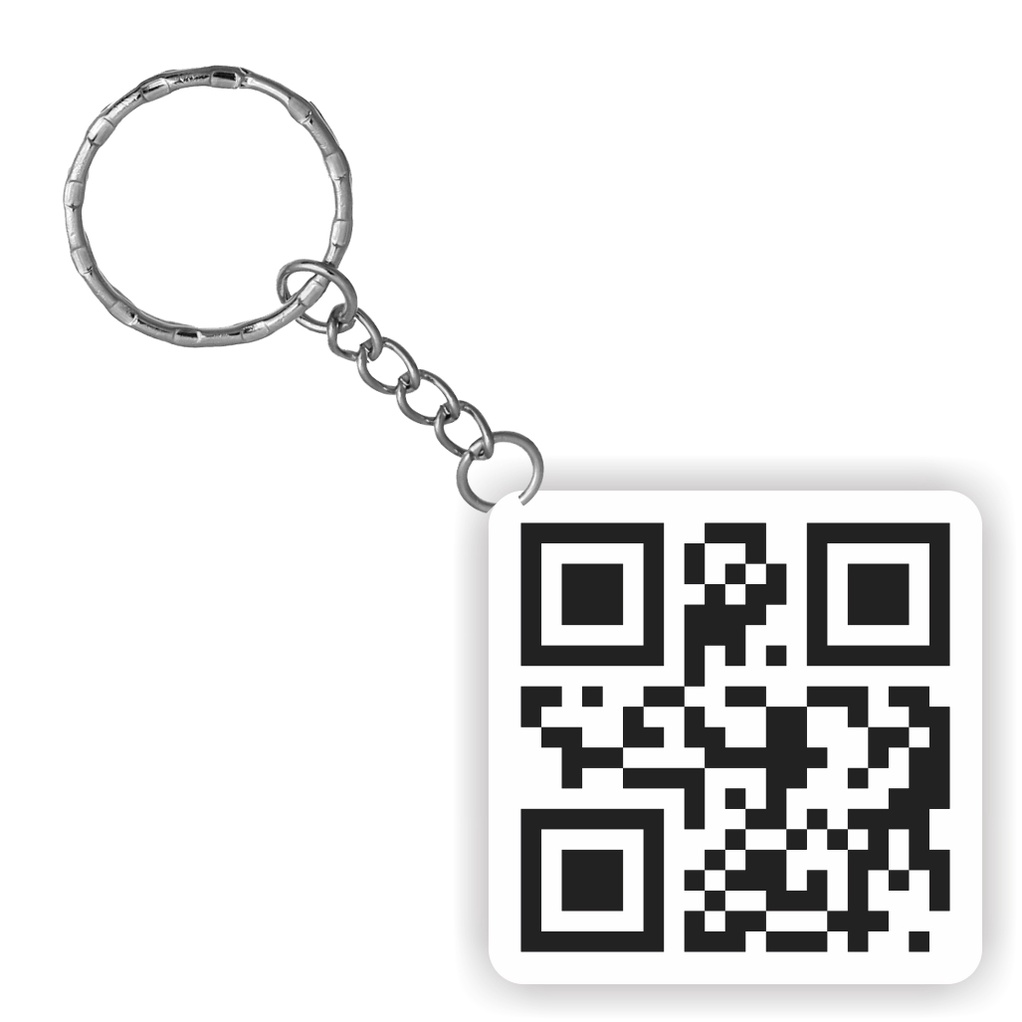 Jual Gantungan Kunci QR Code - Gantungan Kunci BARCODE - Gantungan ...