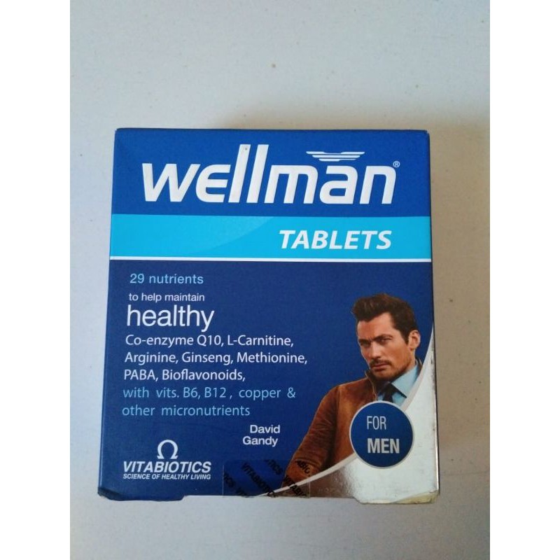 Jual Vitabiotics Wellman ( vitamin for men ) | Shopee Indonesia