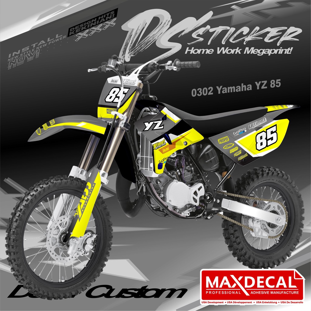 Jual 0302 Decal Yz 85 grafis | Shopee Indonesia