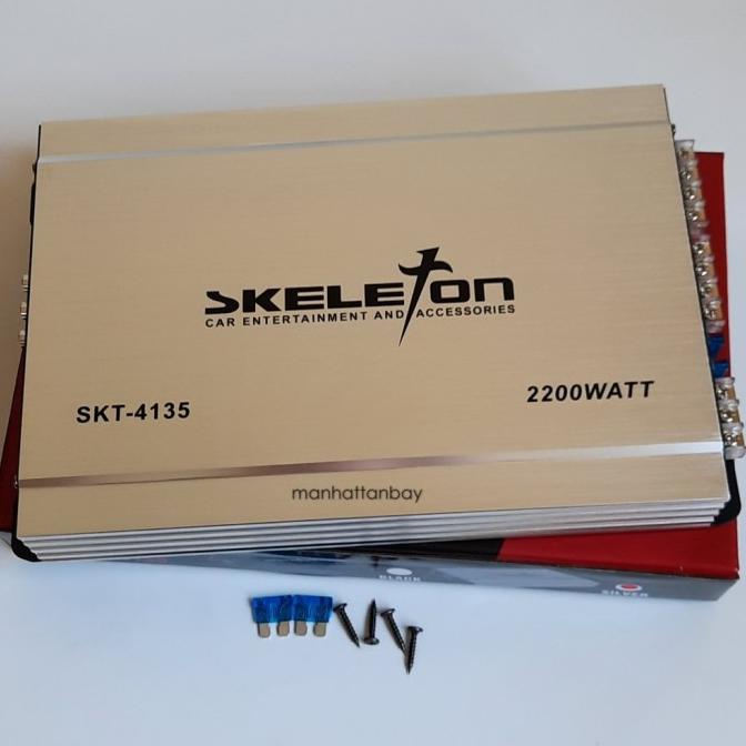 Jual Power Amplifier Mobil 4 Channel Skeleton | Shopee Indonesia