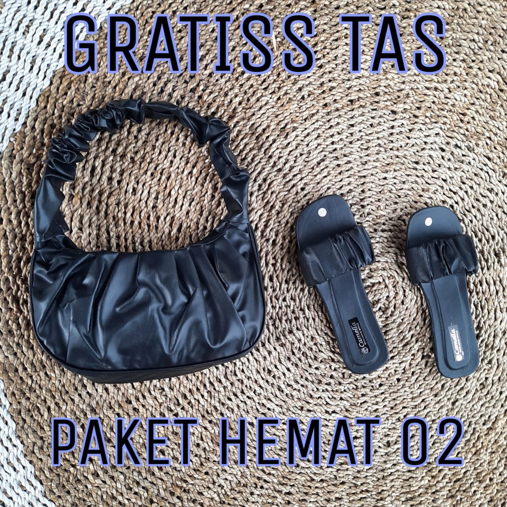 Jual GS28 PAKET HEMAT02-SANDAL DAN TAS KERUT | Shopee Indonesia