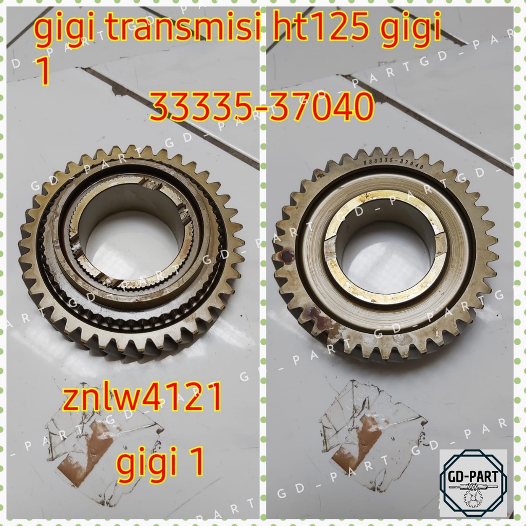 Jual GIGI 1 TOYOTA DYNA HT125 GEAR 1 TRANSMISI 125 HT 33335-37040 125HT ...
