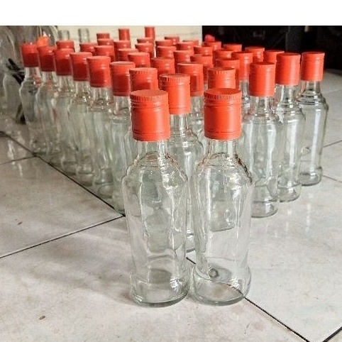 Jual Botol Kaca 200ML Polos, Smirnof 200ML | Shopee Indonesia