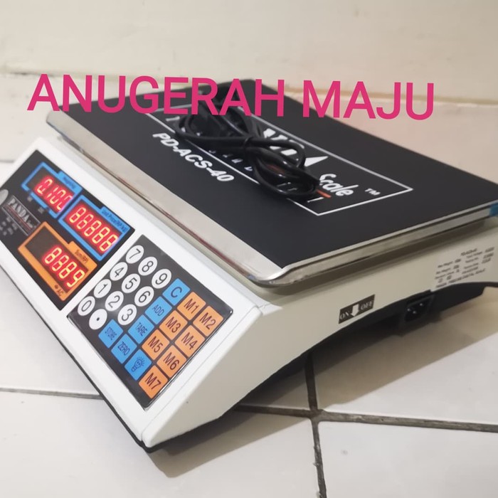 Jual Timbangan Digital Meja Laundry Barang Buah Sembako Panda 40 Kgx5G | Shopee Indonesia