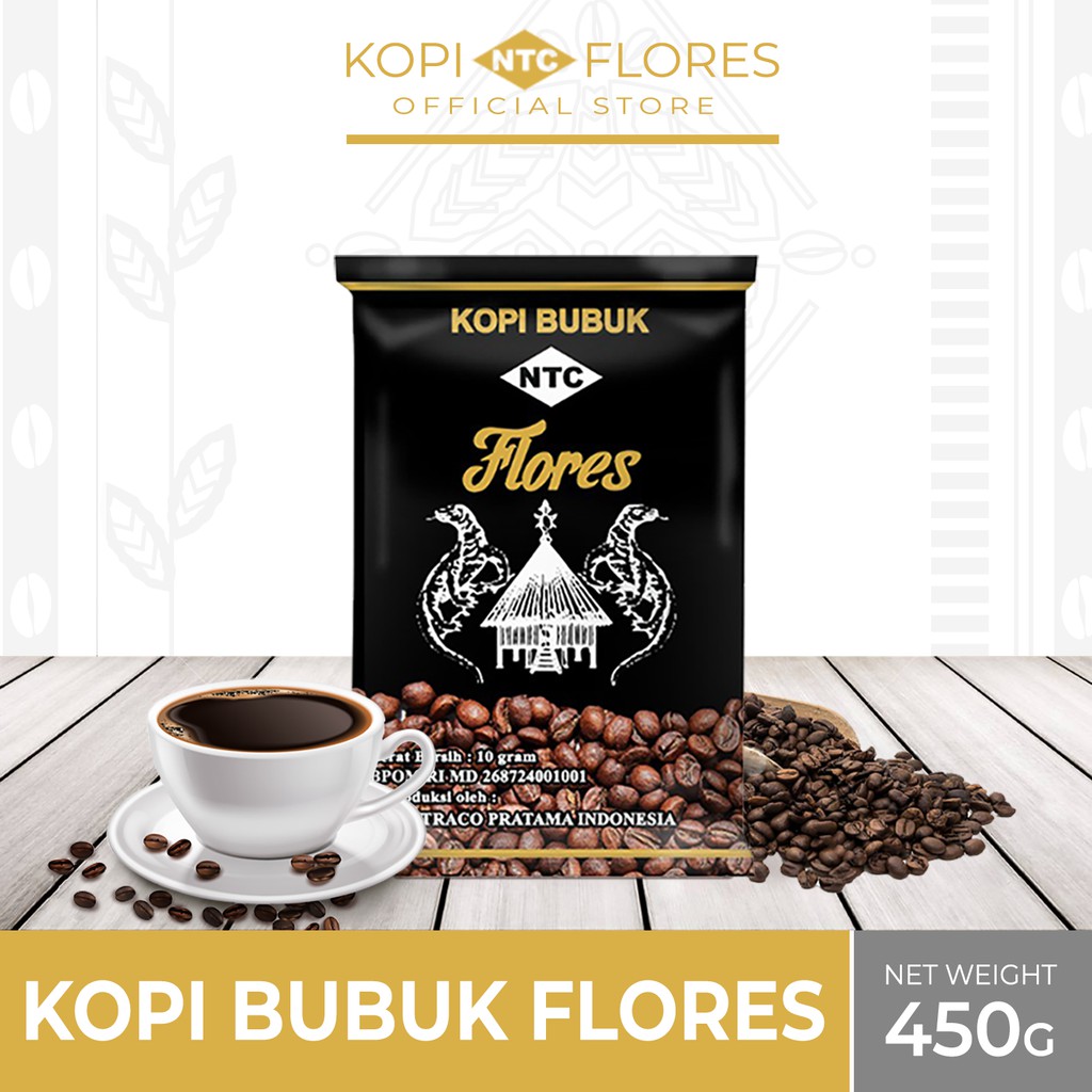 Jual Kopi NTC Flores 450g Kopi Bubuk Tradisional | Shopee Indonesia