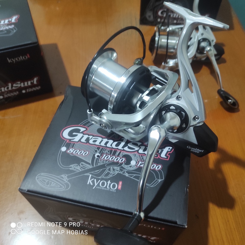 Jual Reel Pancing Laut Long Spool Kyoto Grand Surf UK 8000. UK 10000 ...