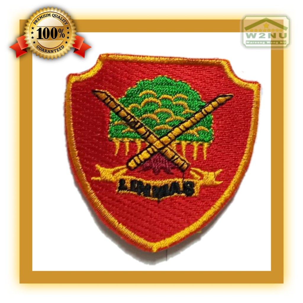 Jual PATCH ATRIBUT LOGO BORDIR LINMAS HANSIP | Shopee Indonesia