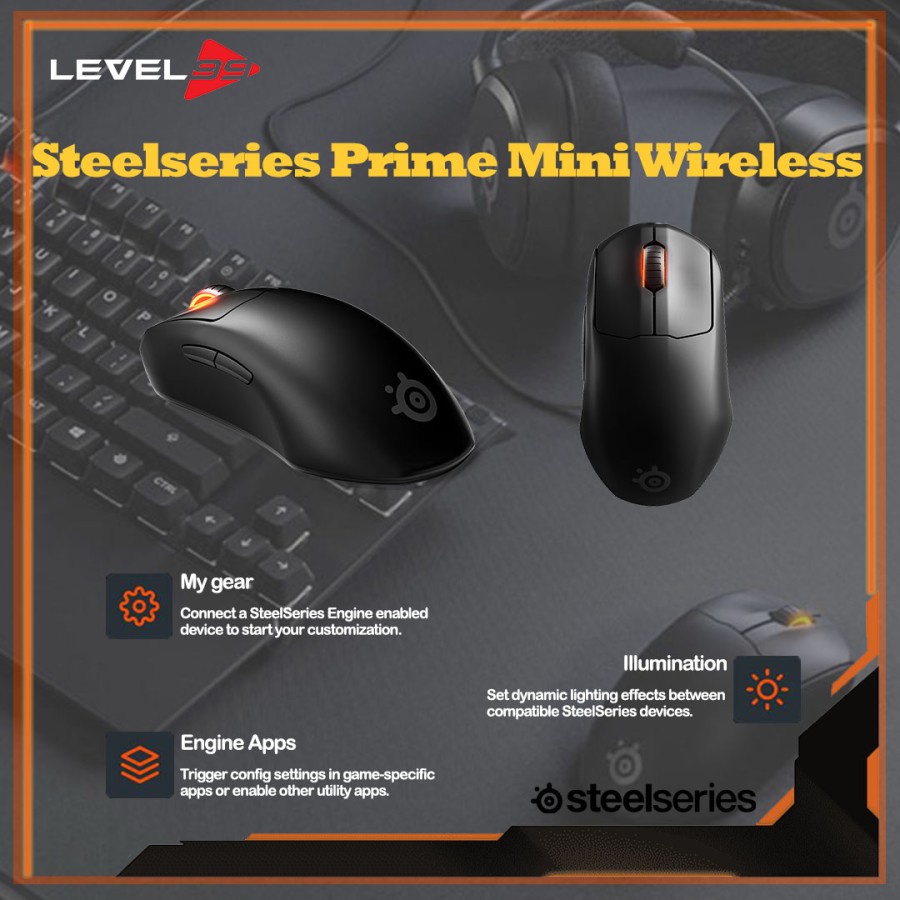 Jual Gaming Mouse Steelseries Prime Mini Wireless | Shopee Indonesia