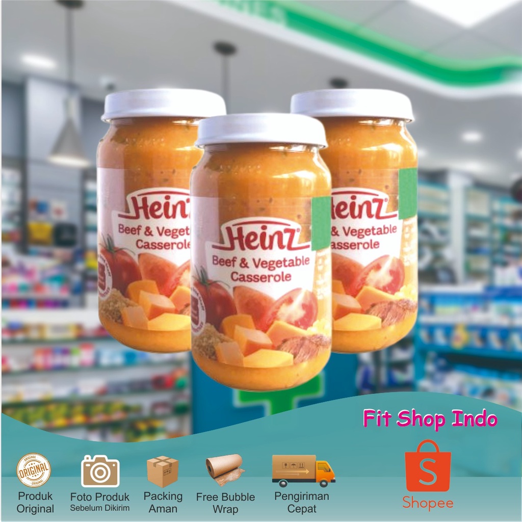 Jual HEINZ Baby Food Mum's Recipe Beef & Vegetable Casserole 170 Gr ...
