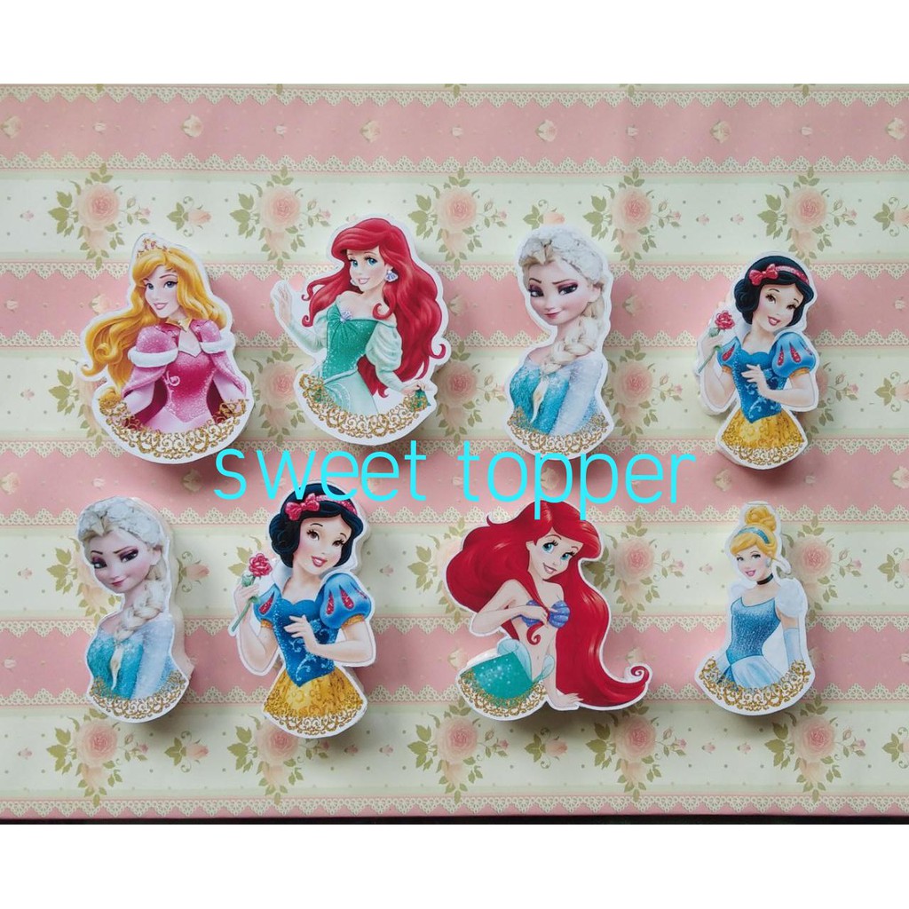 Jual Topper Princess 01, untuk hiasan kue, cupcakes, puding, tumpeng ...