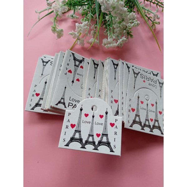 Jual kertas hangtag/label packing aksesoris/bahan craft | Shopee Indonesia
