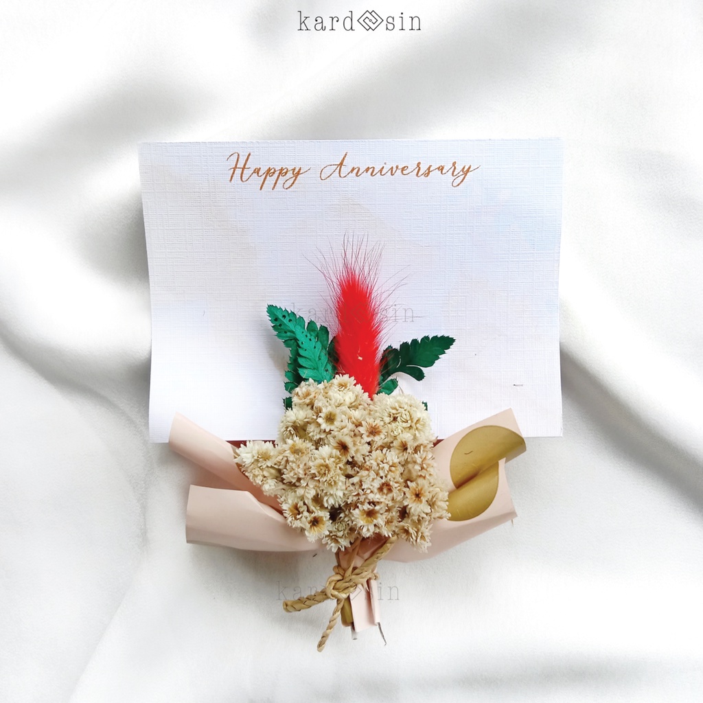 Jual [GREETING CARD MINI BOUQUET] KARTU UCAPAN BUKET BUCKET KECIL BUNGA ...