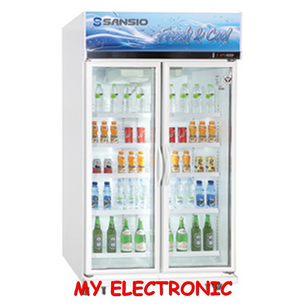 Jual Promo Showcase 2 Pintu Sansio SAN-1100T Kapasitas 1100 Liter ...